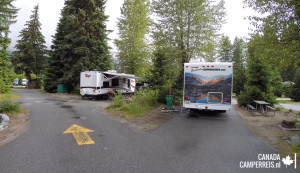Review camping Riverside Resort Whistler